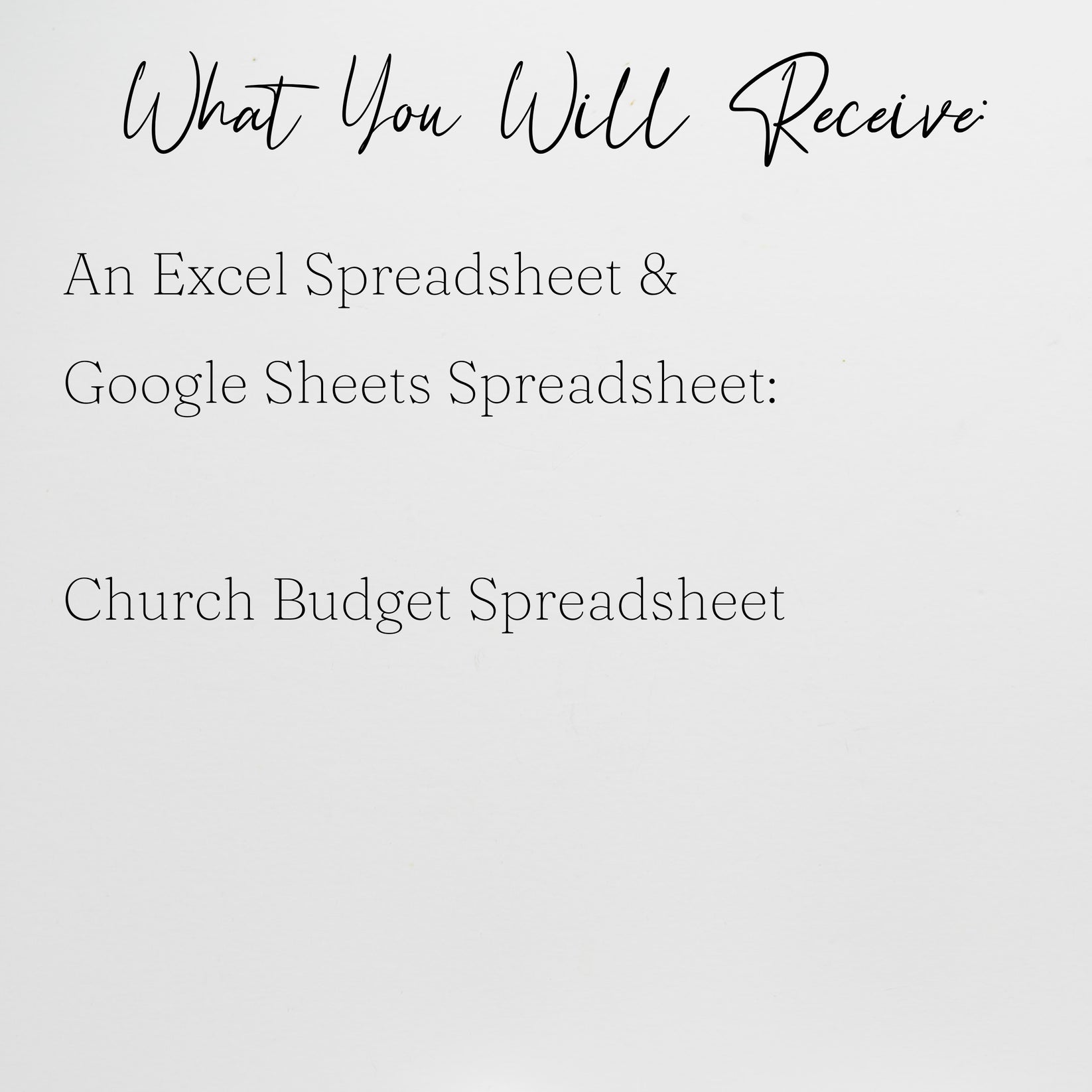 Church Budget Template Excel Spreadsheet and Google Sheets – Savvy and ...