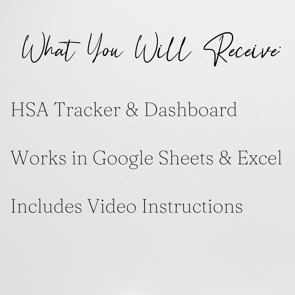 HSA Tracker Template FSA Tracker Google Sheets and Excel Spreadsheet ...