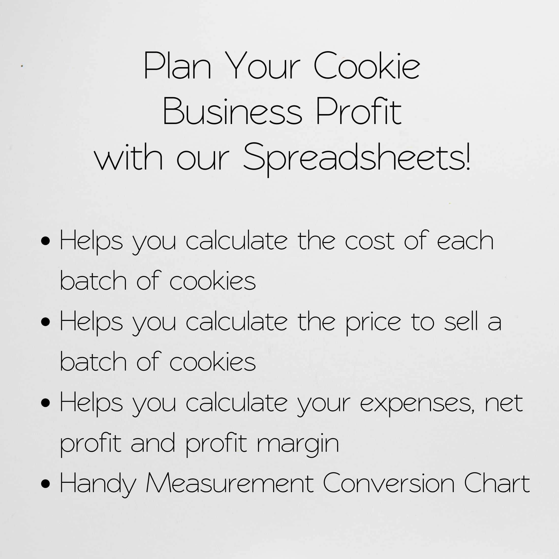 Cookie Recipe Calculator Template Google Sheet and Excel Spreadsheet ...