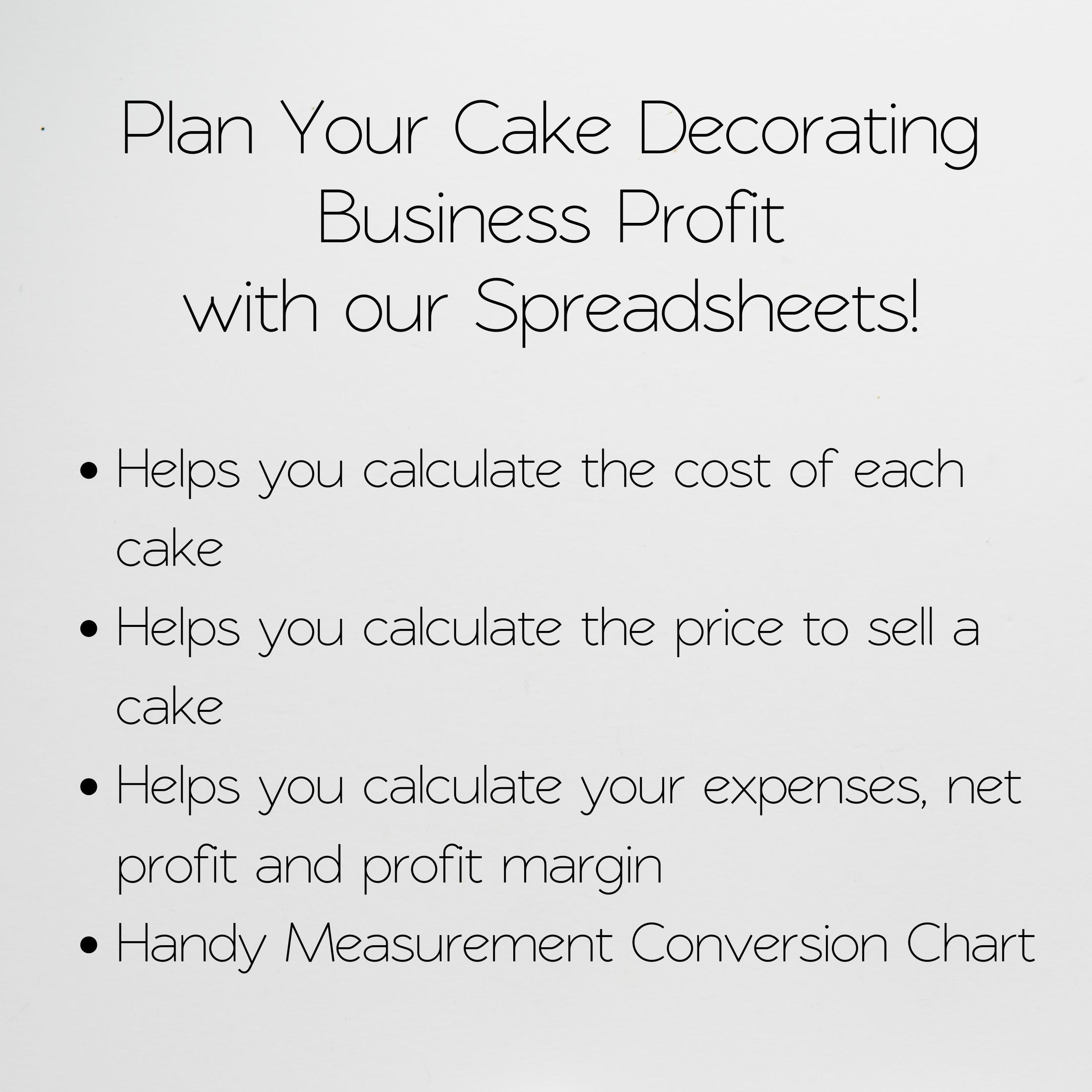Cake Calculator Template Google Sheets and Excel Spreadsheet – Savvy ...