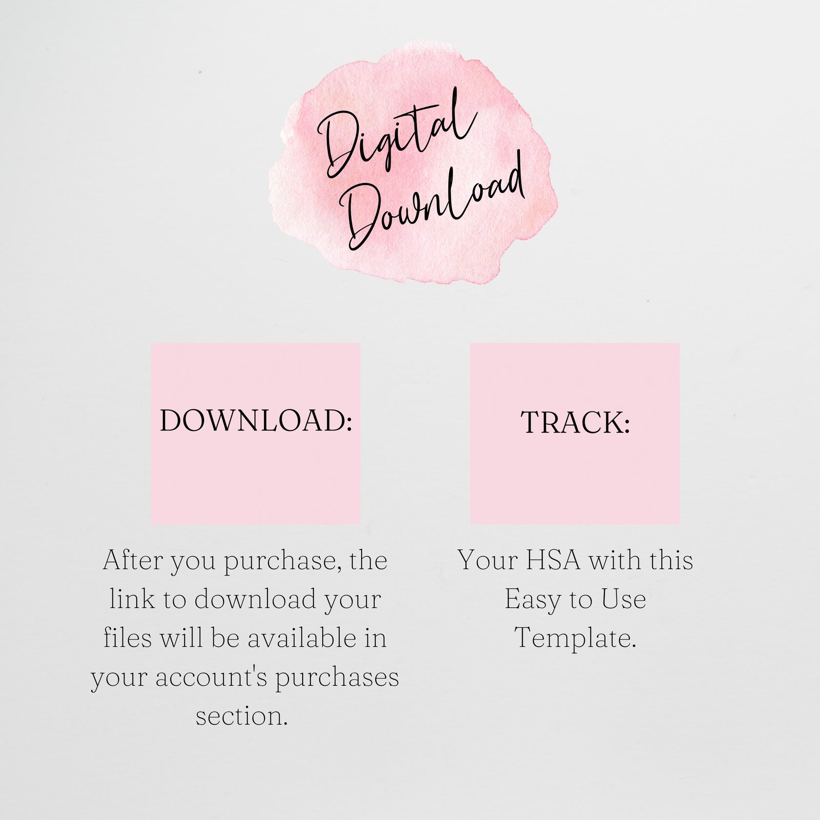 HSA Tracker Template FSA Tracker Google Sheets and Excel Spreadsheet ...