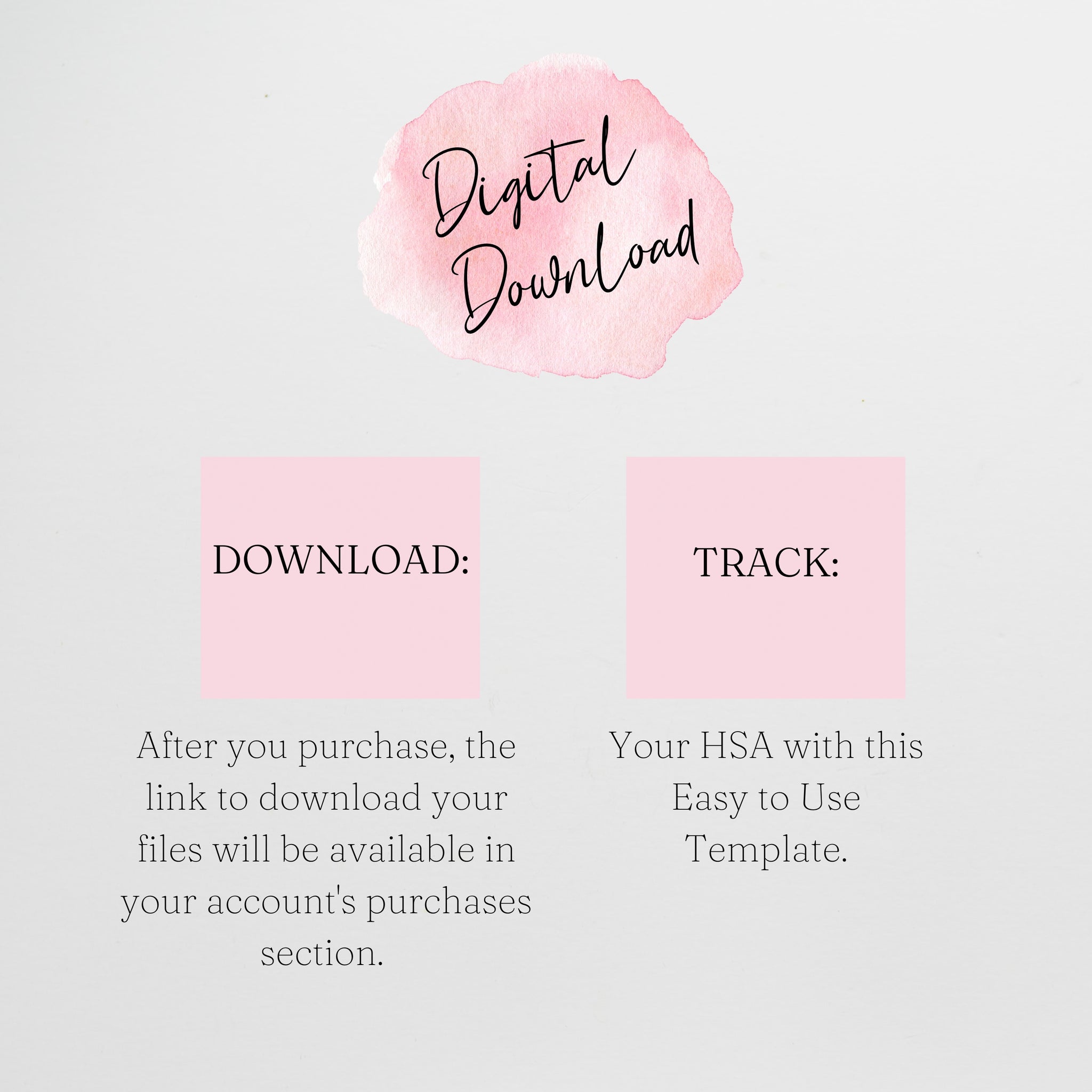 HSA Tracker Template FSA Tracker Google Sheets and Excel Spreadsheet ...