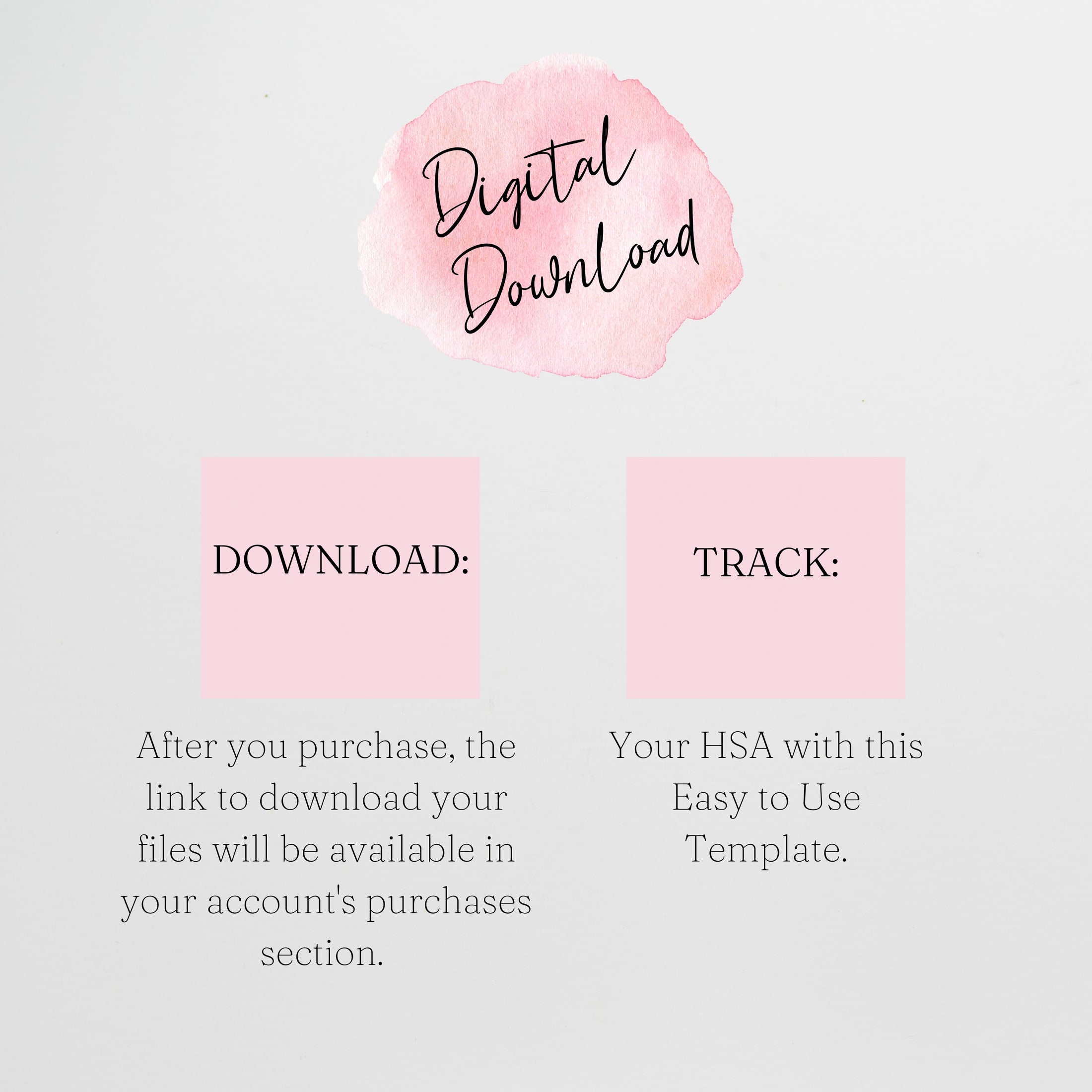 HSA Tracker Template FSA Tracker Google Sheets and Excel Spreadsheet ...