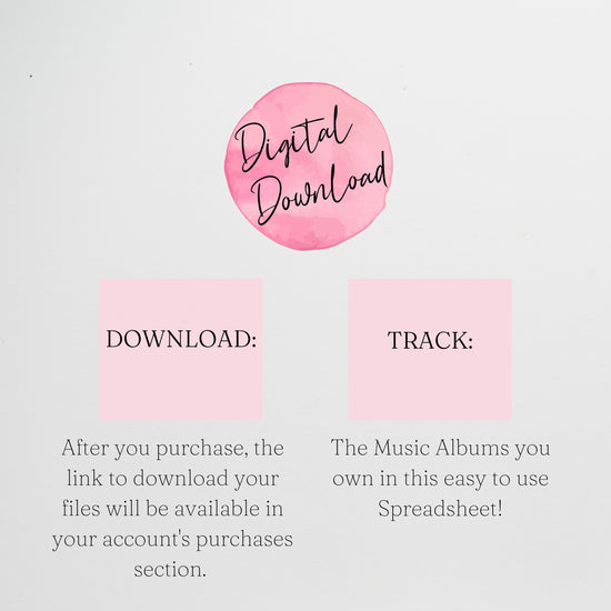 Music Collection Tracker Spreadsheet Google Sheet – Savvy and Thriving