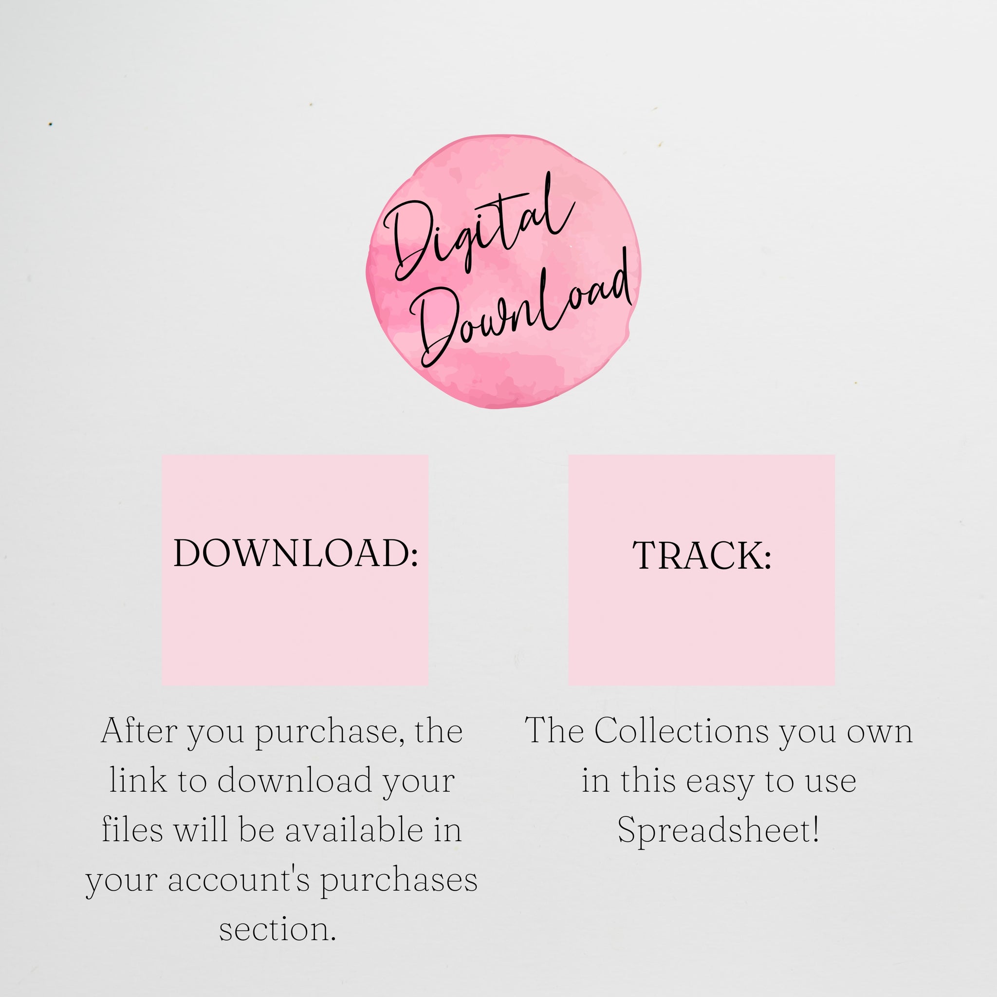 Collection Tracker Excel Spreadsheet and Google Sheets Template – Savvy ...
