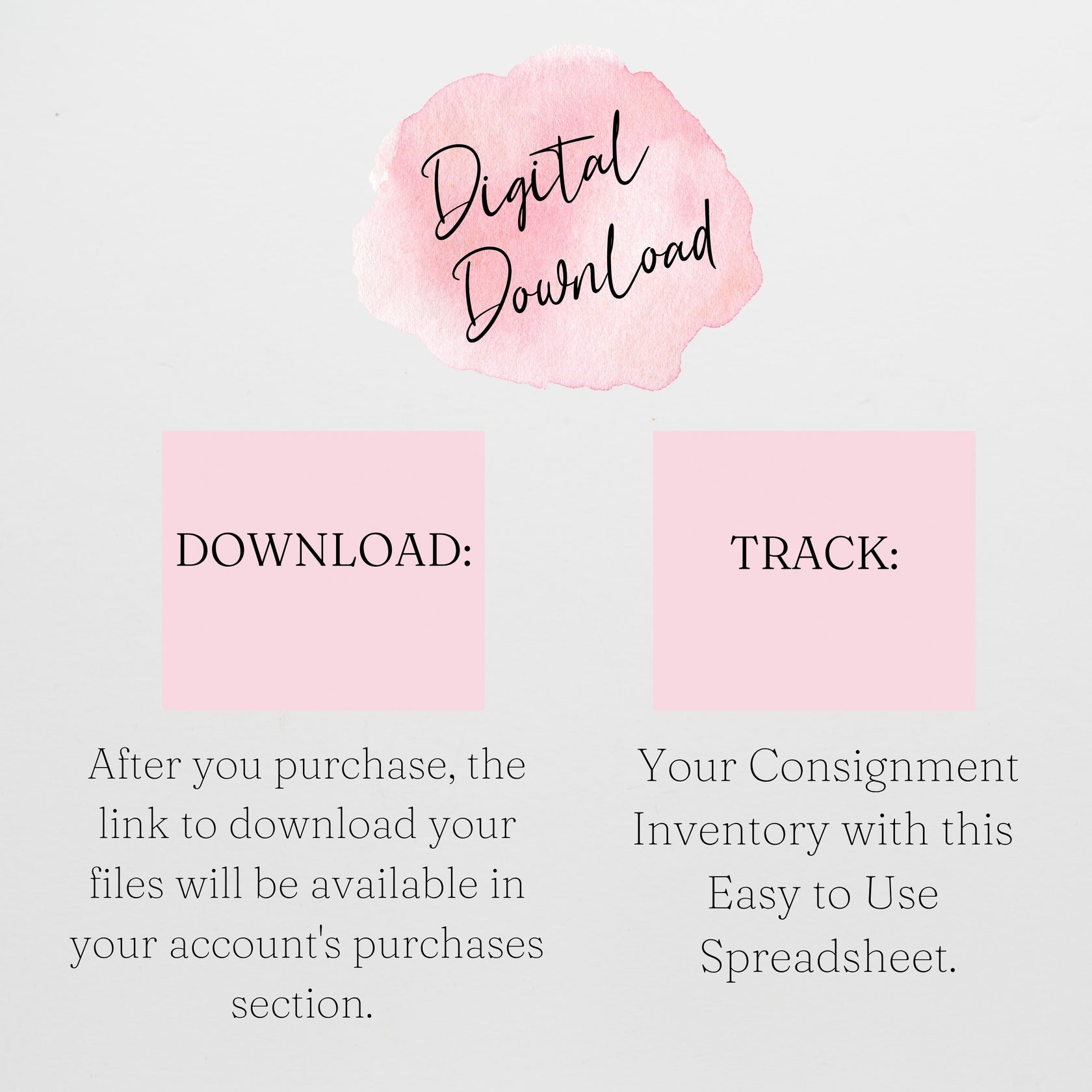 Consignment Inventory Tracker Template for Google Sheets and Excel Spr ...