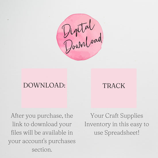 Craft Supplies Inventory Tracker Google Sheet – Savvy and Thriving