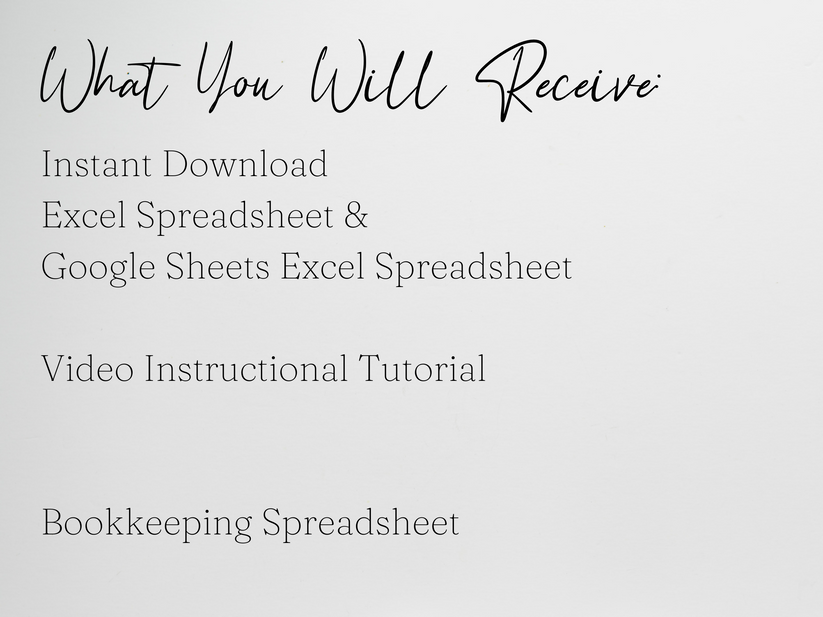 Bookkeeping Template Google Sheets Excel Spreadsheet Savvy And Thriving