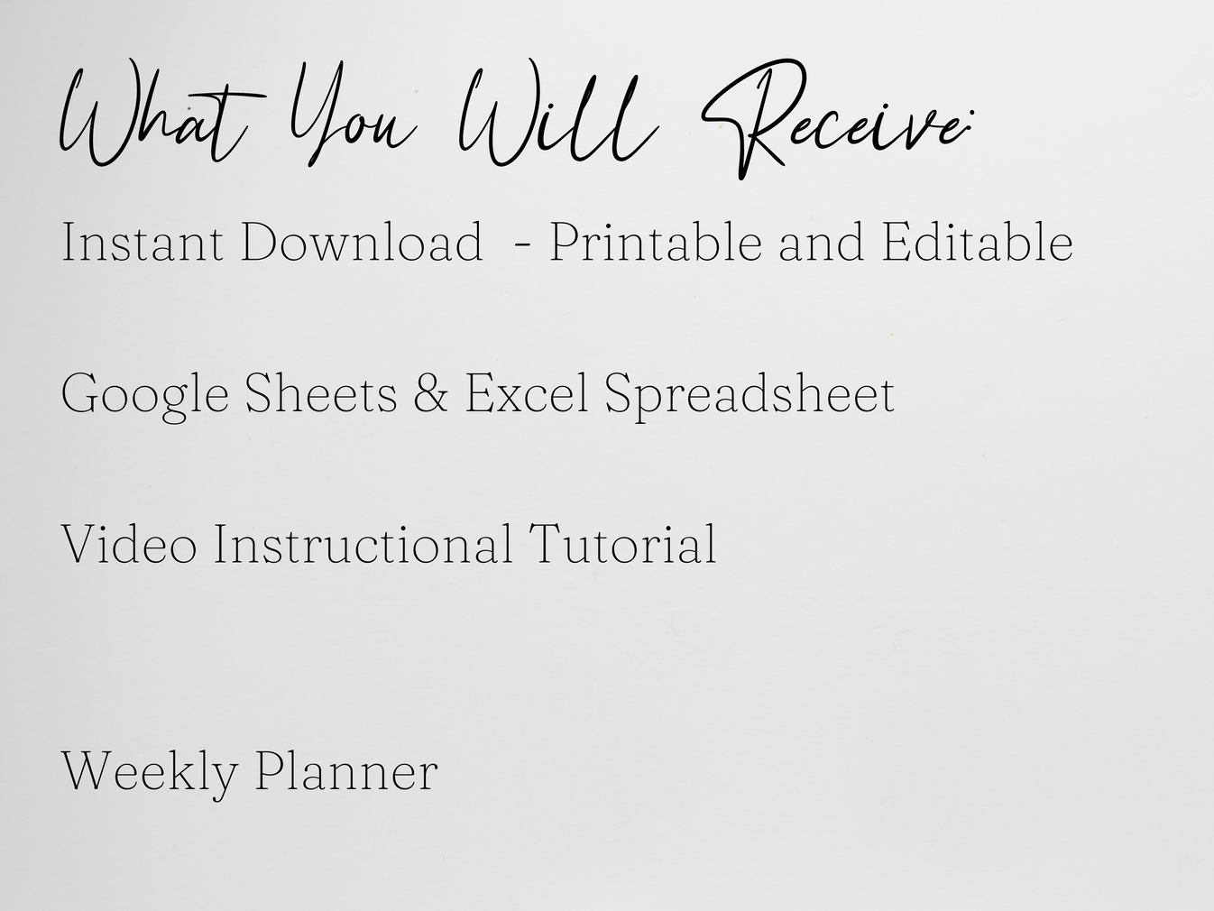 Weekly Planner Template Google Sheets Excel Spreadsheet – Savvy and ...