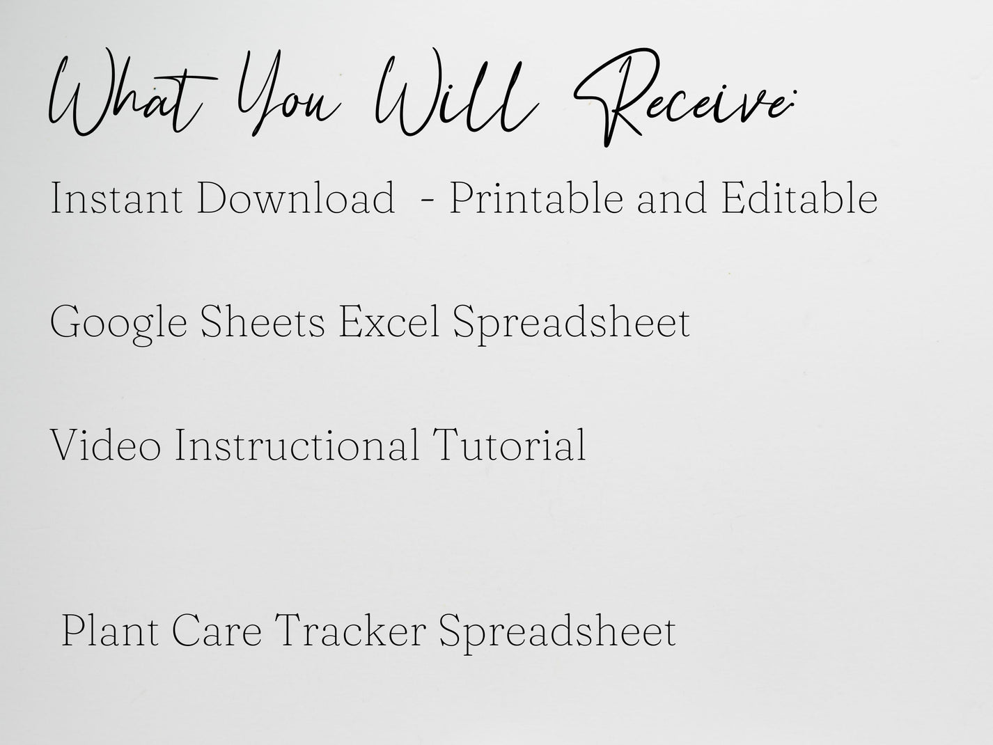Plant Care Tracker Template Excel Spreadsheet Google Sheets – Savvy and ...