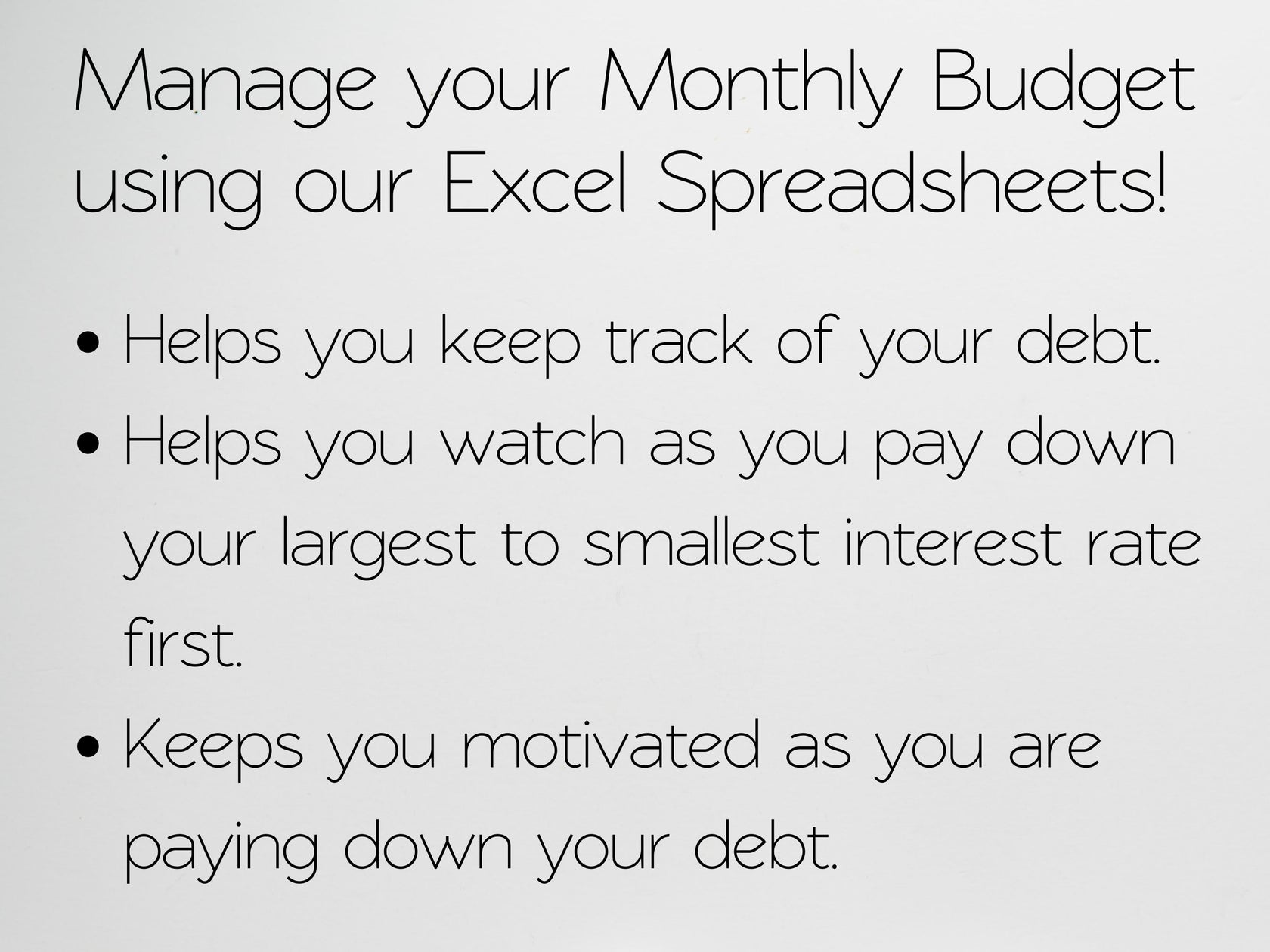 Monthly Budget Spreadsheet Google Sheets and Excel – Savvy and Thriving